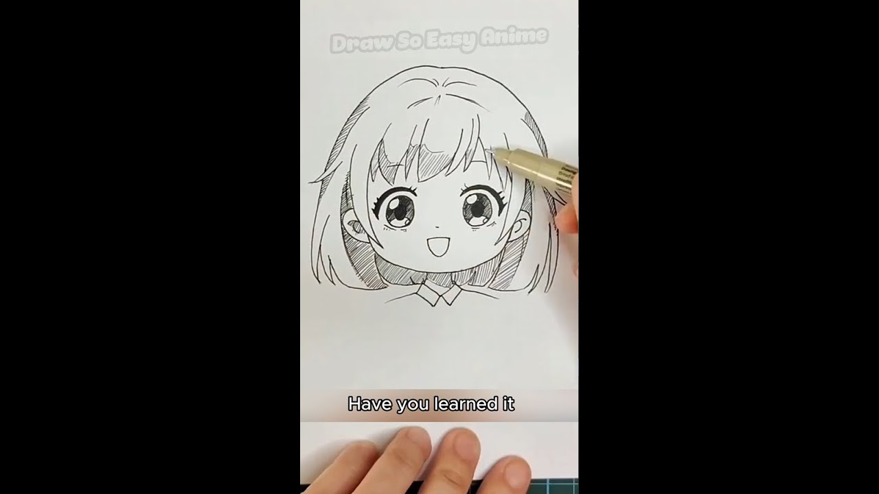 How to draw chibi anime for beginners | Draw so easy Anime - YouTube