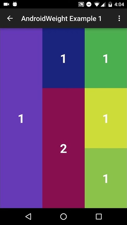 Android layout weight - YouTube