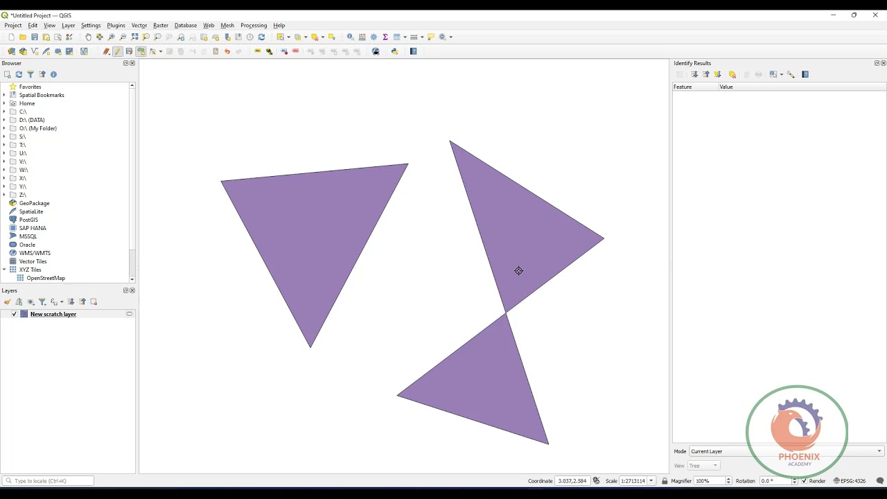 QGIS 2 Create Scratch Polygon Layer and Adding Polygons عربي - YouTube