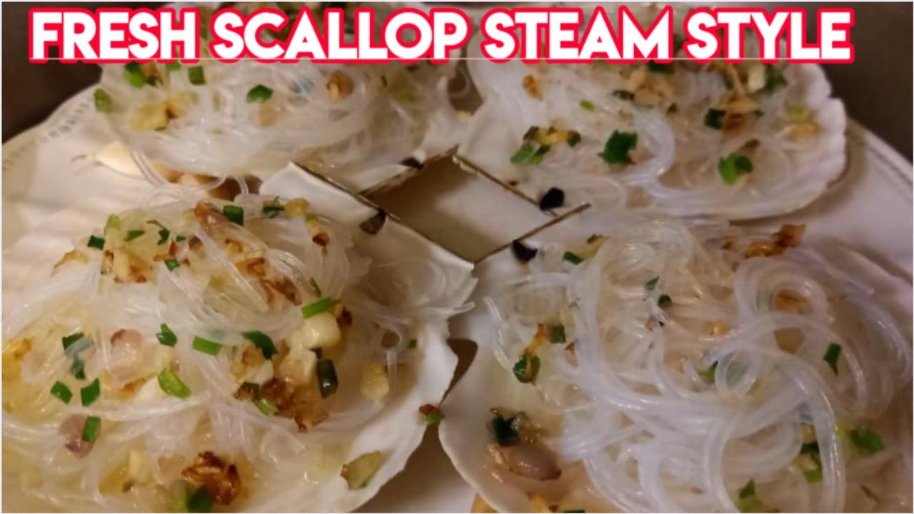 RECIPE |Fresh Scallop Steam Style | Chinese Recipe - YouTube