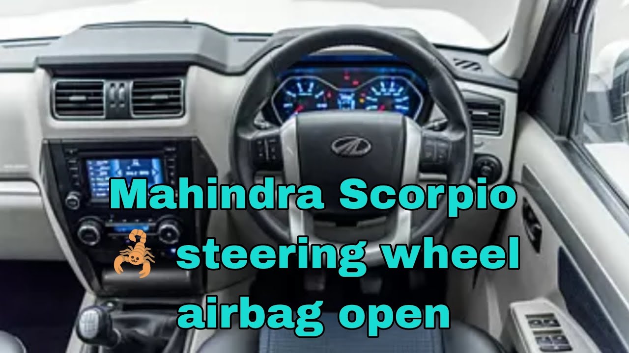 Mahindra Scorpio steering wheel open - YouTube