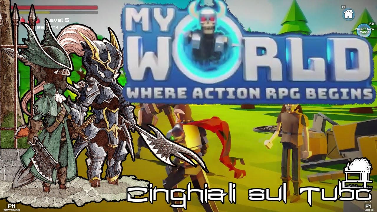 MyWorld - Action RPG Maker - Un primo sguardo - YouTube