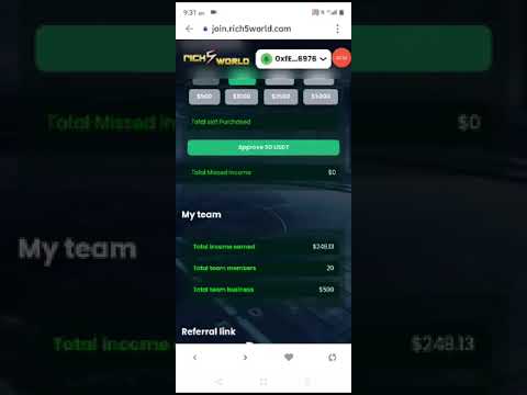 Rich5world Auto Pool Income released 🙌 - YouTube