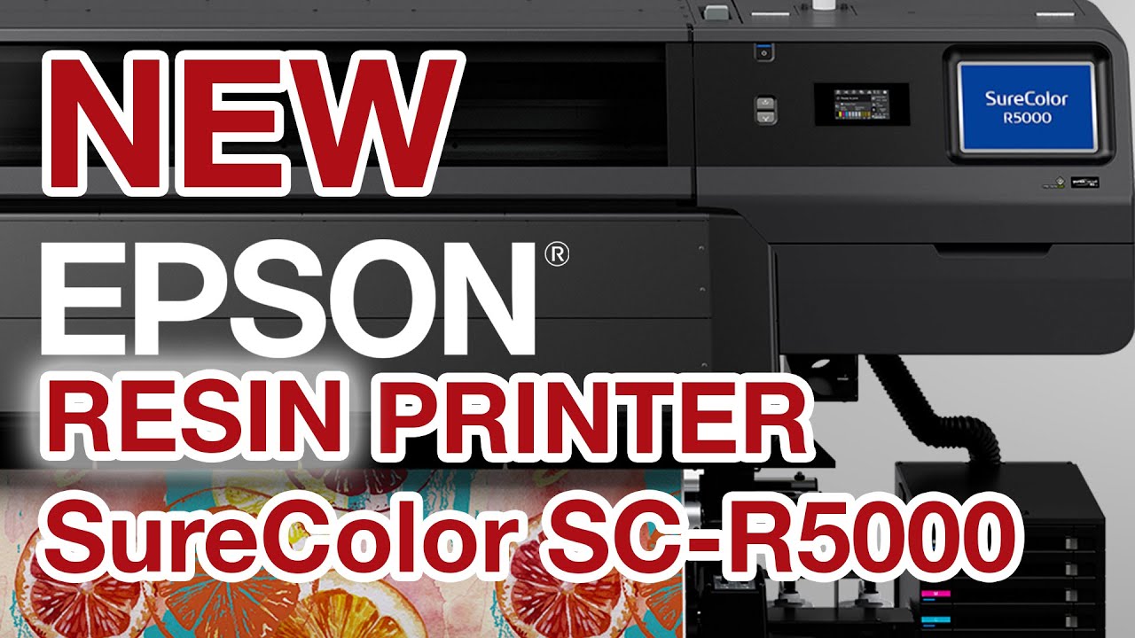 Epson SureColor SC-R5000 Resin Printer - YouTube