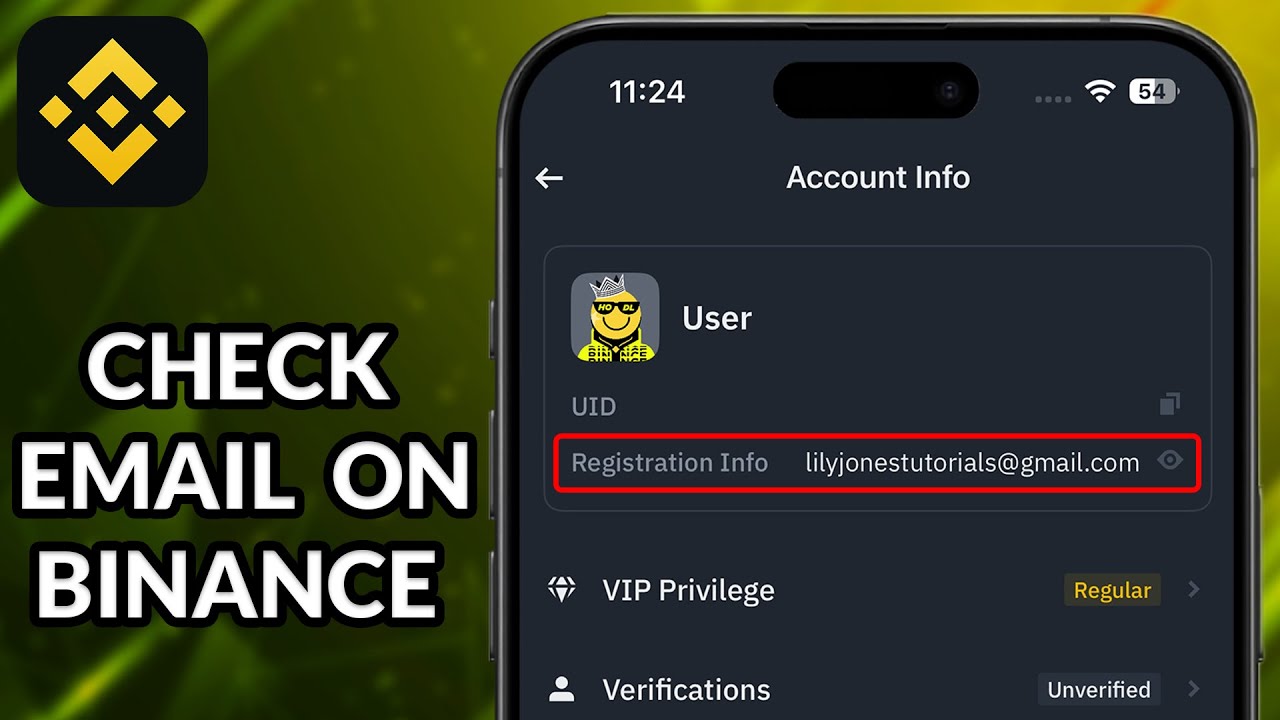 How To Check Email On Binance - YouTube