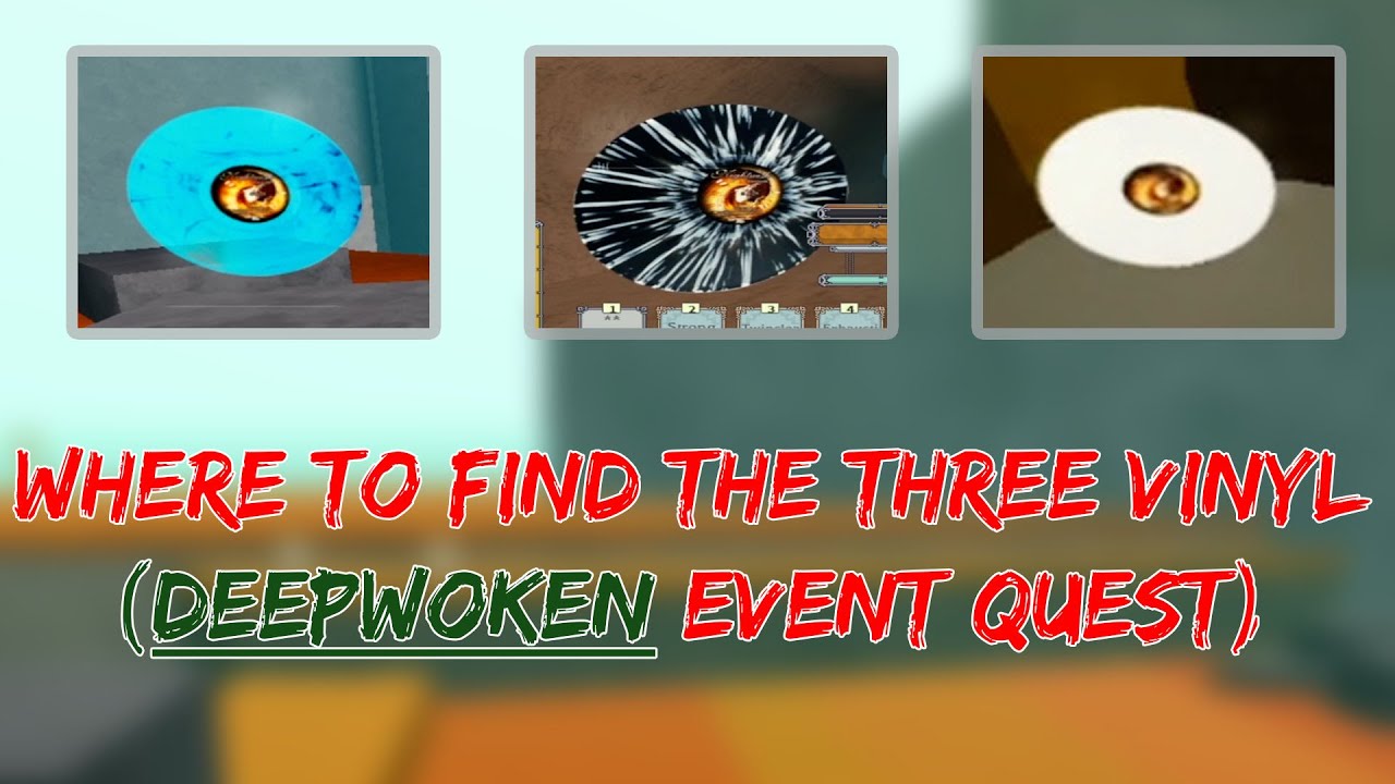 Deepwoken | Where to find the Three Vinyl (Event quest) | ROBLOX - YouTube