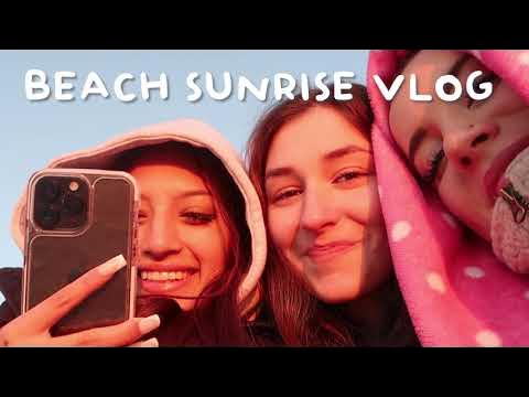 the girlies take on the beach at dawn │ vlog 1 - YouTube