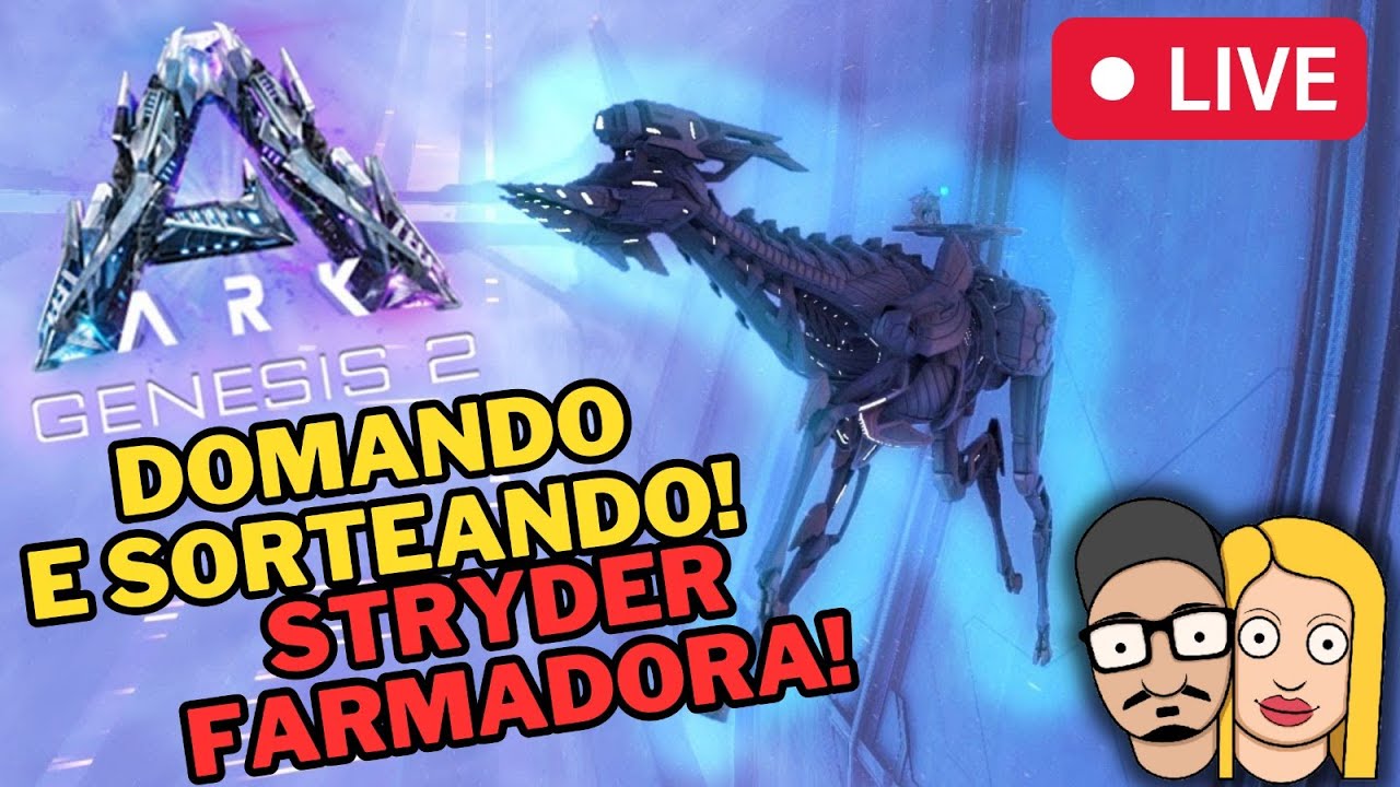 DOMANDO E SORTEANDO STRYDER FARMADORA - ÚLTIMOS MOMENTOS DE ARK ...