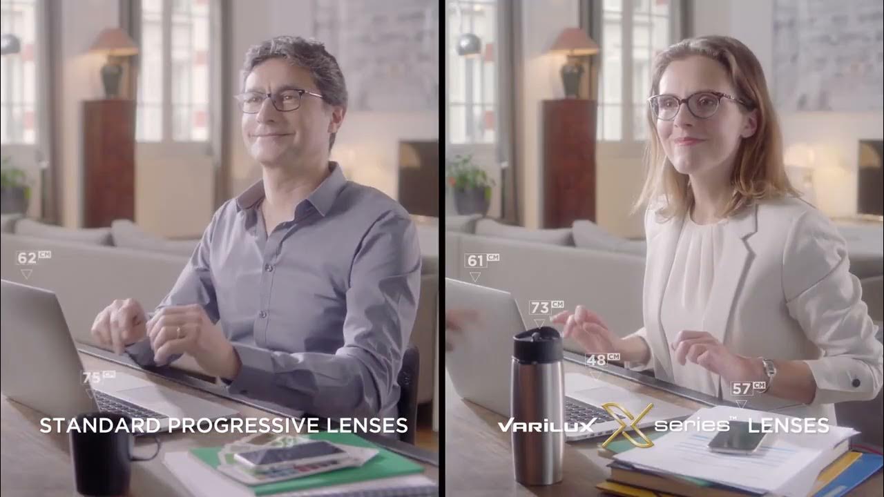 Essilor Varilux X Series Vs Standard Progressive lenses - YouTube