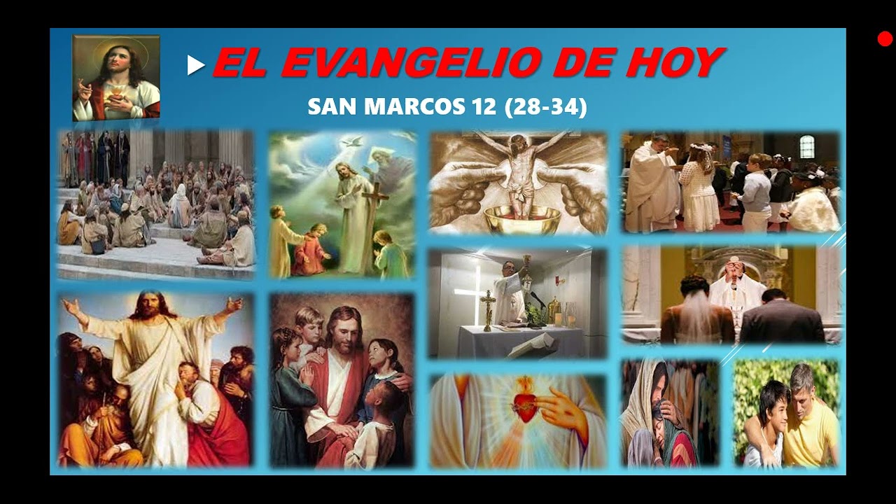 EL EVANGELIO DE HOY CATOLICO 8-6-2023 SAN MARCOS 12 (28-34) - YouTube