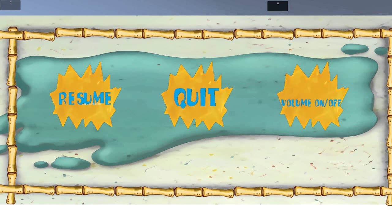 SpongeBob SquarePants BFBB HD, V.B.2.6: An Actual Pause Menu - YouTube