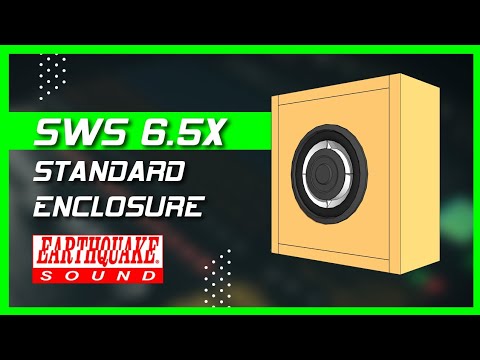 Earthquake Sound SWS-6.5X Standard Enclosure | 6.5 Inch Subwoofer box ...