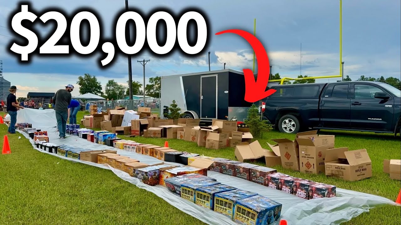 MY BIGGEST FIREWORK DISPLAY YET… - YouTube