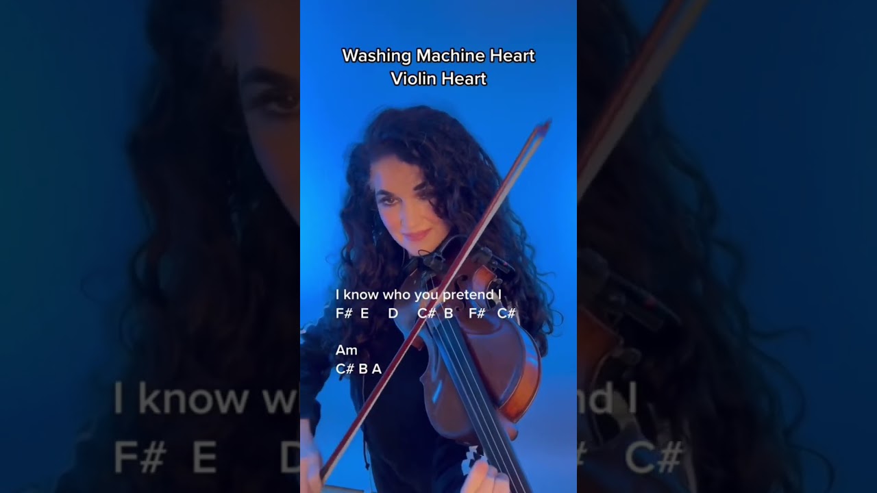 Washing Machine Heart ️, Violin Tutorial by Susan Holloway #shorts ...