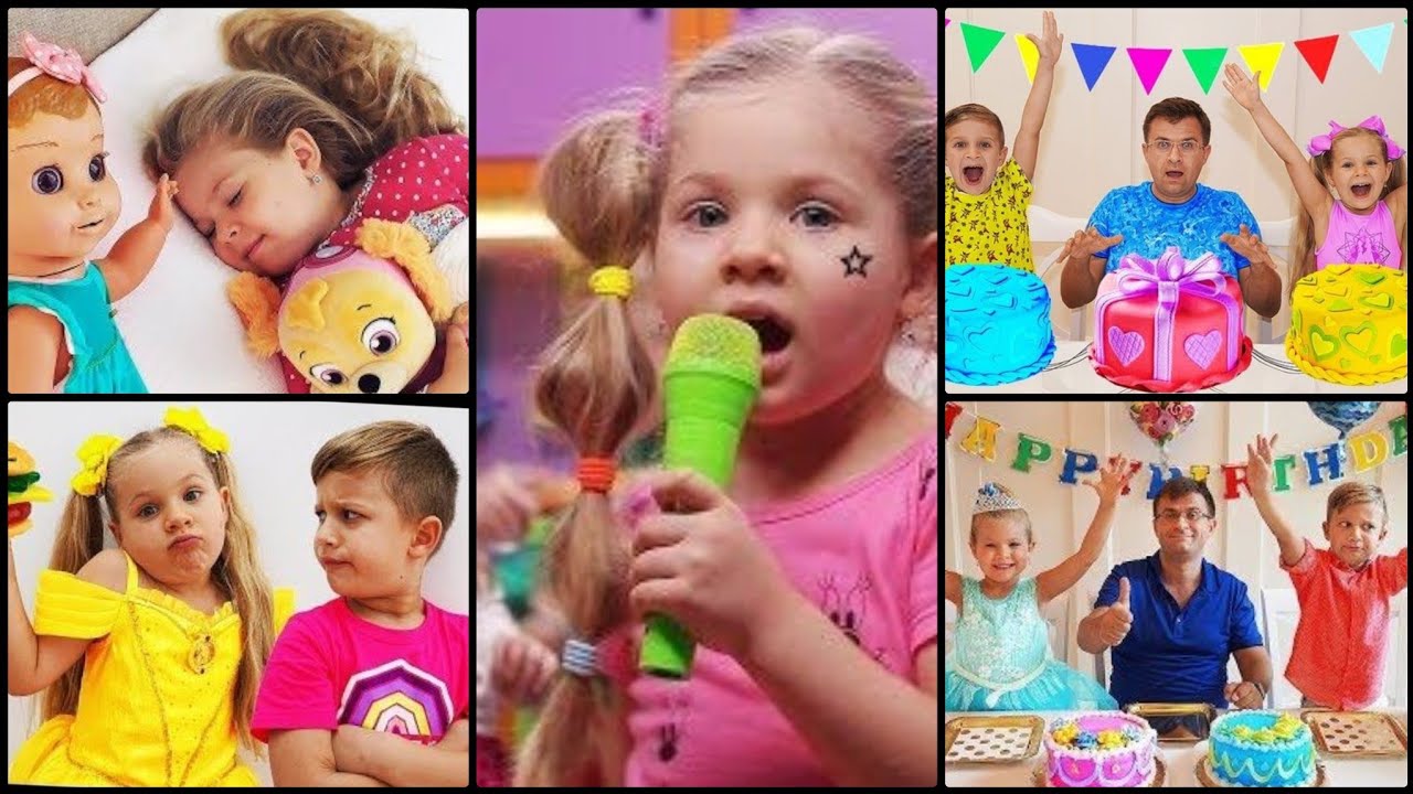 Roma And diana Outdoor Games/Roma and diana Cartoon For Kids, - YouTube