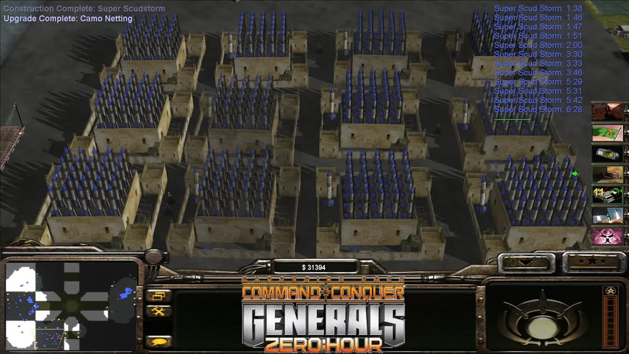 GLA Stealth Naval vs China EMP | 1 vs 7 | Command and Conquer Generals Zero Hour Mod - YouTube