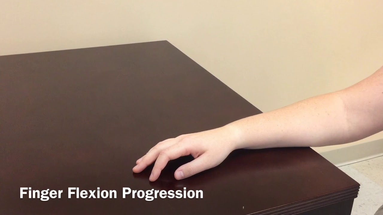 Finger Flexion Progression - Dupuytren’s contracture - YouTube