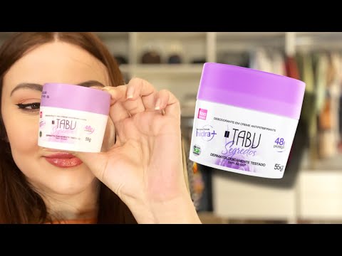 DESODORANTE CREME ANTITRANSPIRANTE TABU SEGREDOS | Funciona mesmo? Vem que eu te conto 😅