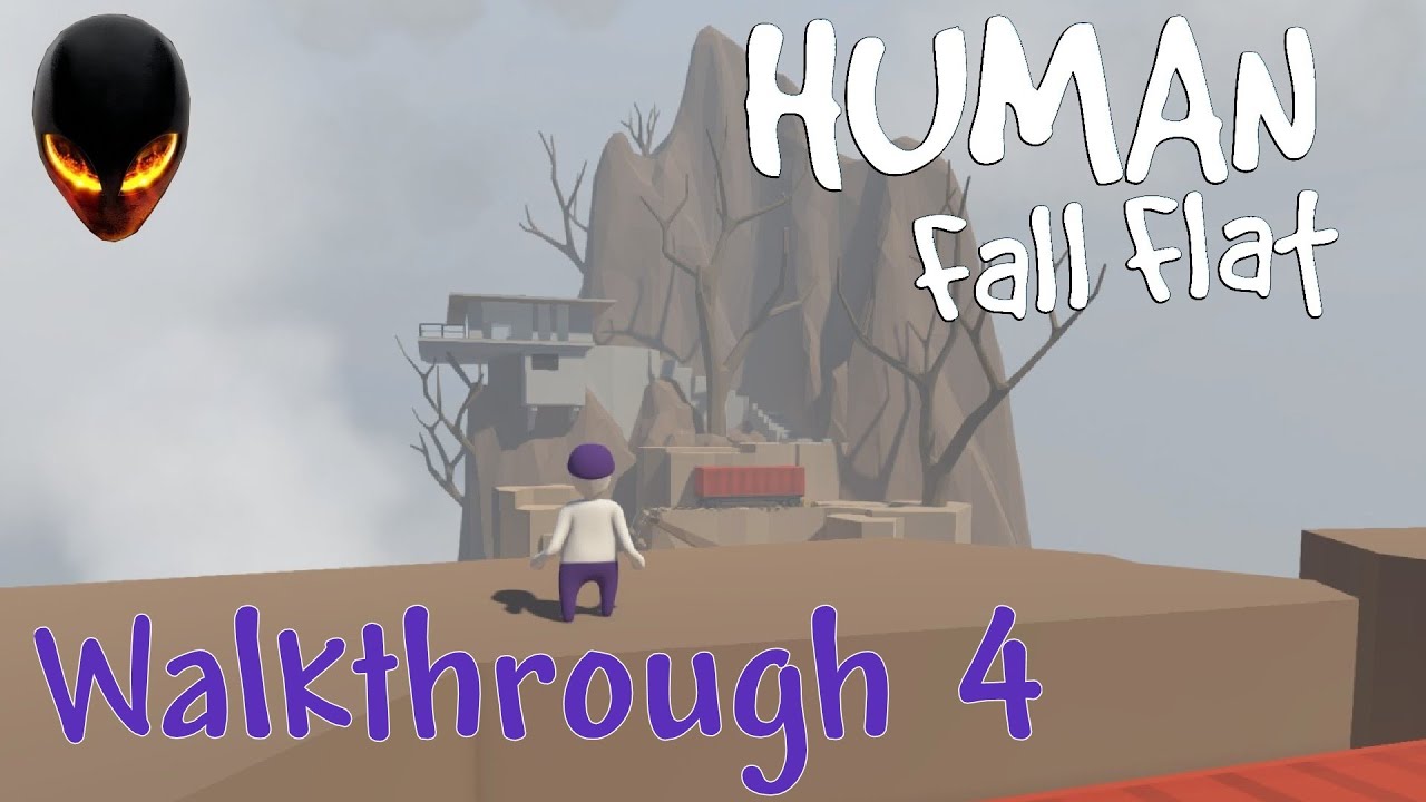 Human Fall Flat : Mountain / Walkthrough 4 - Montagne - YouTube