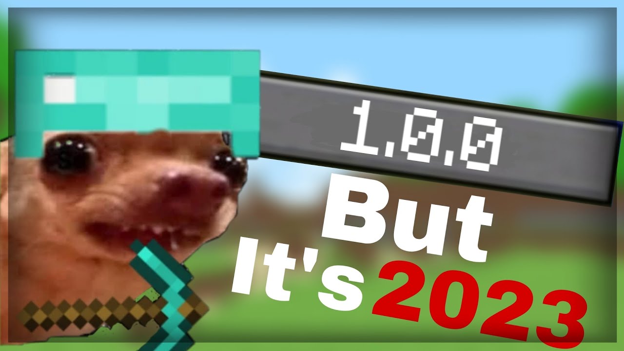 Minecraft 1.0.0 In 2023 - YouTube