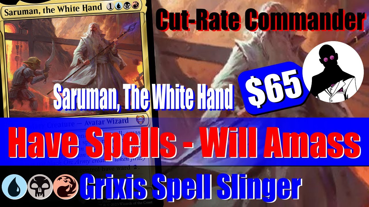 Saruman, the White Hand | Grixis Spell Slinger | Commander | EDH ...