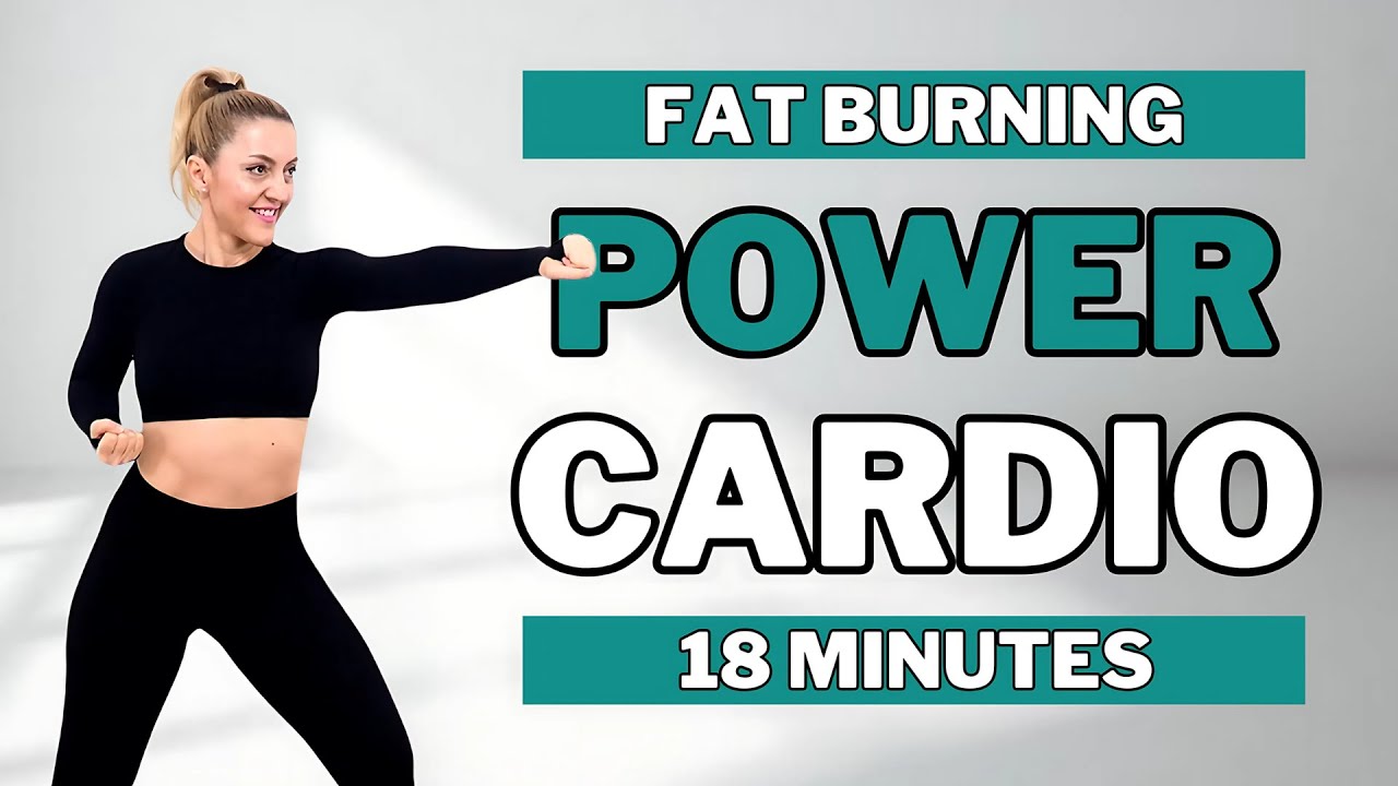 🔥18 Min CARDIO FAT BURN🔥POWER CARDIO for WEIGHT LOSS🔥KNEE FRIENDLY🔥NO ...