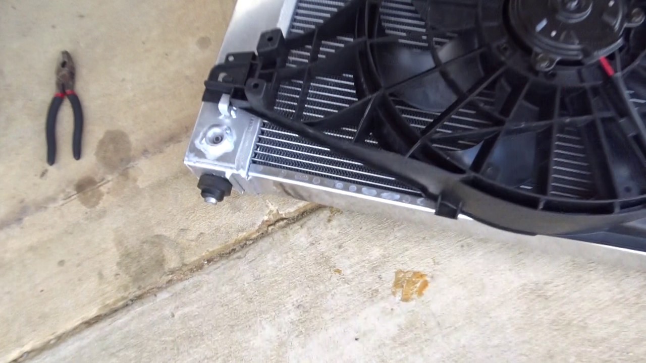 Corvette Radiator Install - YouTube