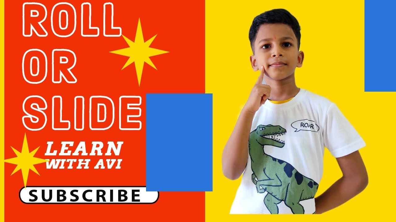 Roll or Slide| Maths class 1,2 Rolling or Sliding|#easylearning #maths ...