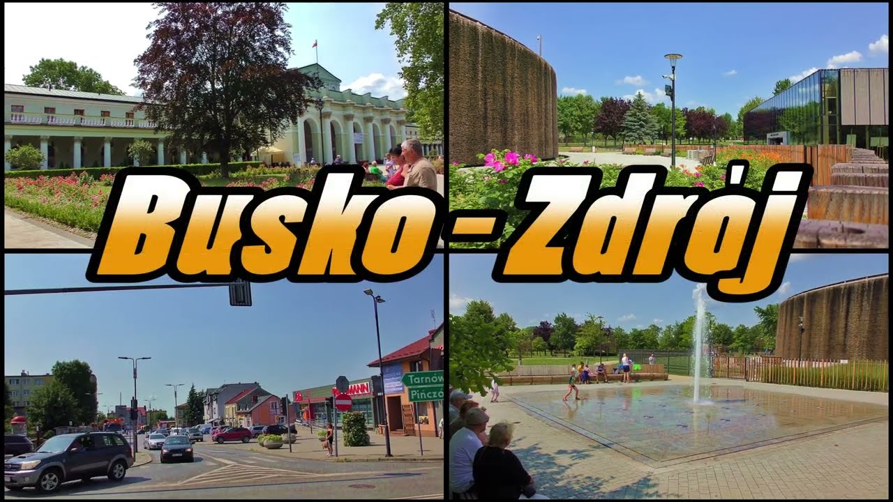 BUSKO ZDRÓJ - Spa Town in Poland [4k] - YouTube