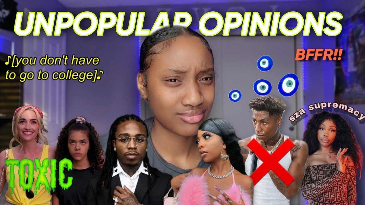 MY *VERY* UNPOPULAR OPINIONS《bc it's 2023》 - YouTube