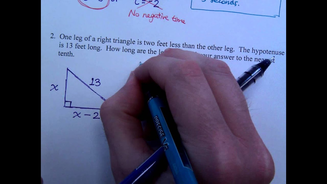 College Algebra Homework 11 (Word Problems) - YouTube