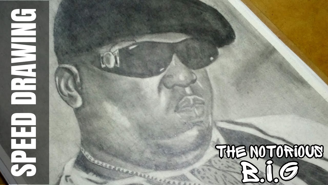 The Notorious B.I.G [SPEED DRAWING] - YouTube
