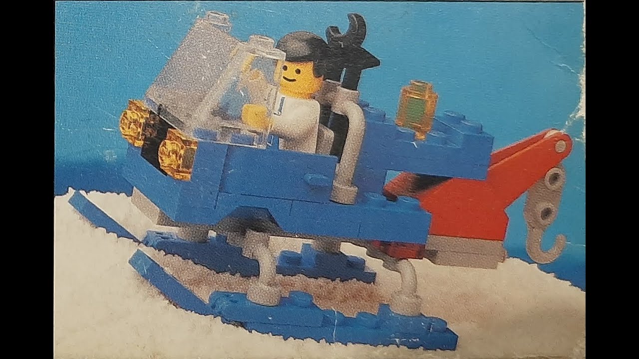 Lego 6656 - instruction of alt. model D building - YouTube