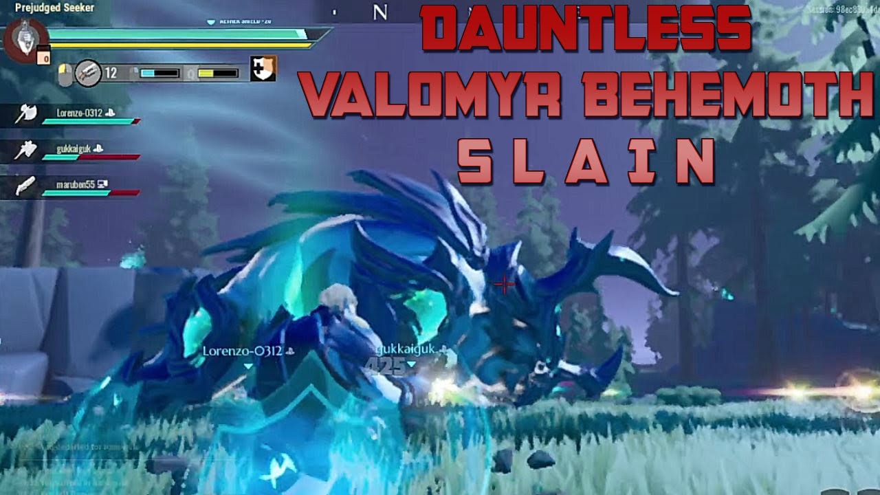 Dauntless - Valomyr Slain! Radiant Behemoth Hunt! - YouTube