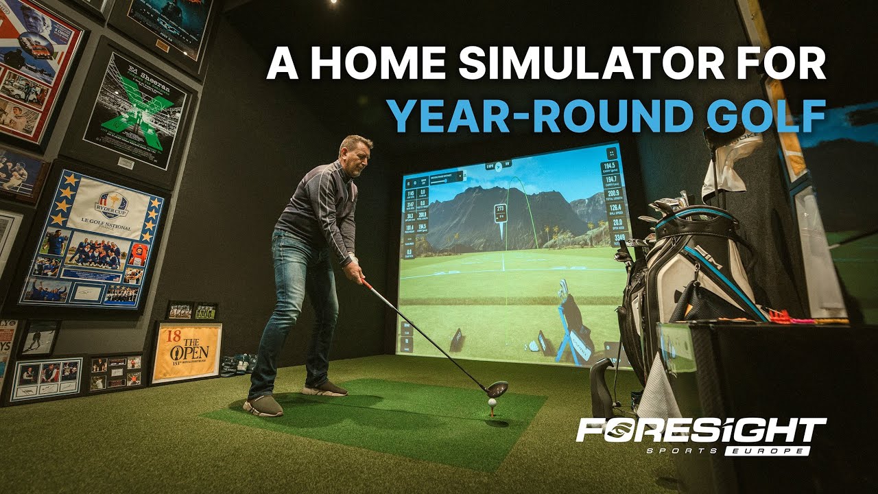 A Home Simulator For Year-Round Golf - YouTube