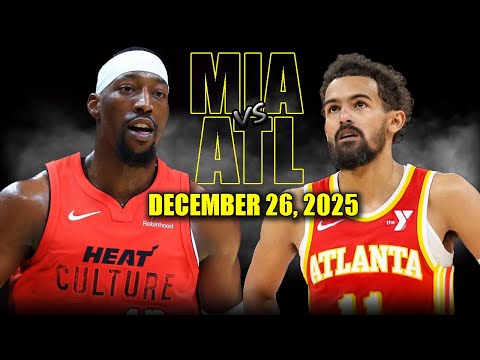 Miami Heat vs Atlanta Hawks Full Game Highlights – December 26, 2025 | NBA Season