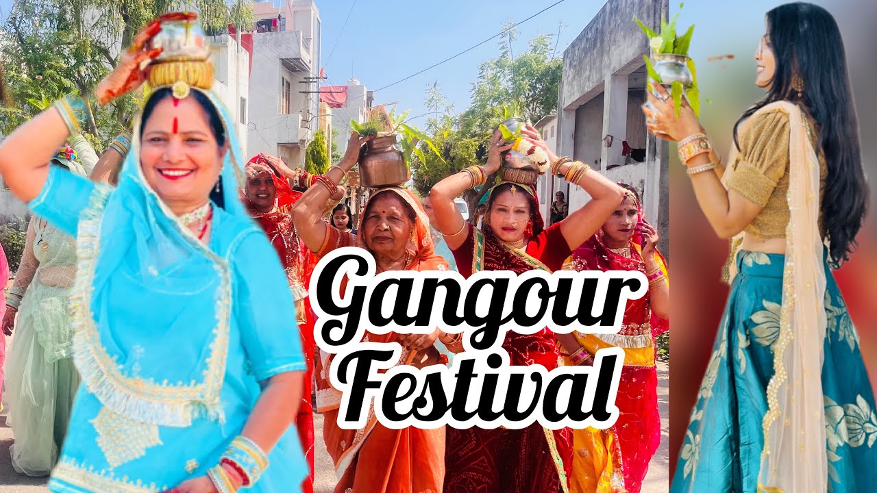 Gangour festival/ Rajasthanni culture/ gangour pooja / gangour 2k23 ...