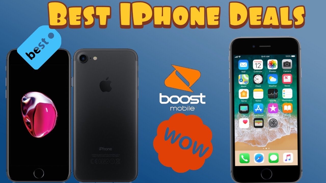 IPhone 6s and IPhone 7 Deals Starting at $25 Boost Mobile - YouTube