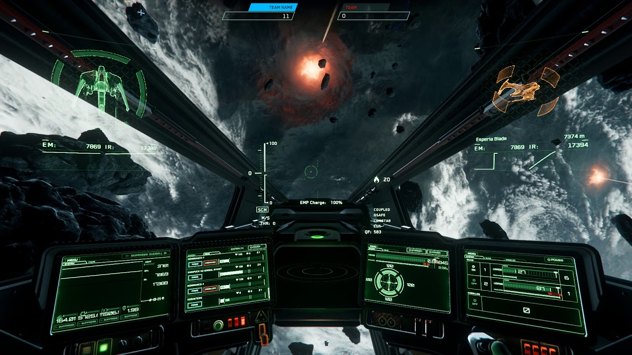 Star Citizen Anvil Hawk "EMP Hawk" Combat Review - YouTube