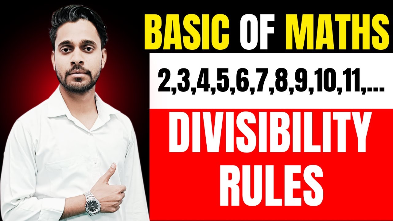 DIVISIBILITY Rules Mastered in Minutes With Simple MATHS Tricks - YouTube