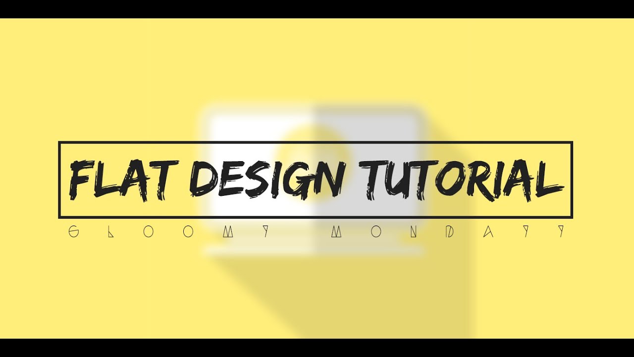 Monitor | Flat Design Tutorial | How To Make A Flat Design In Photoshop ...