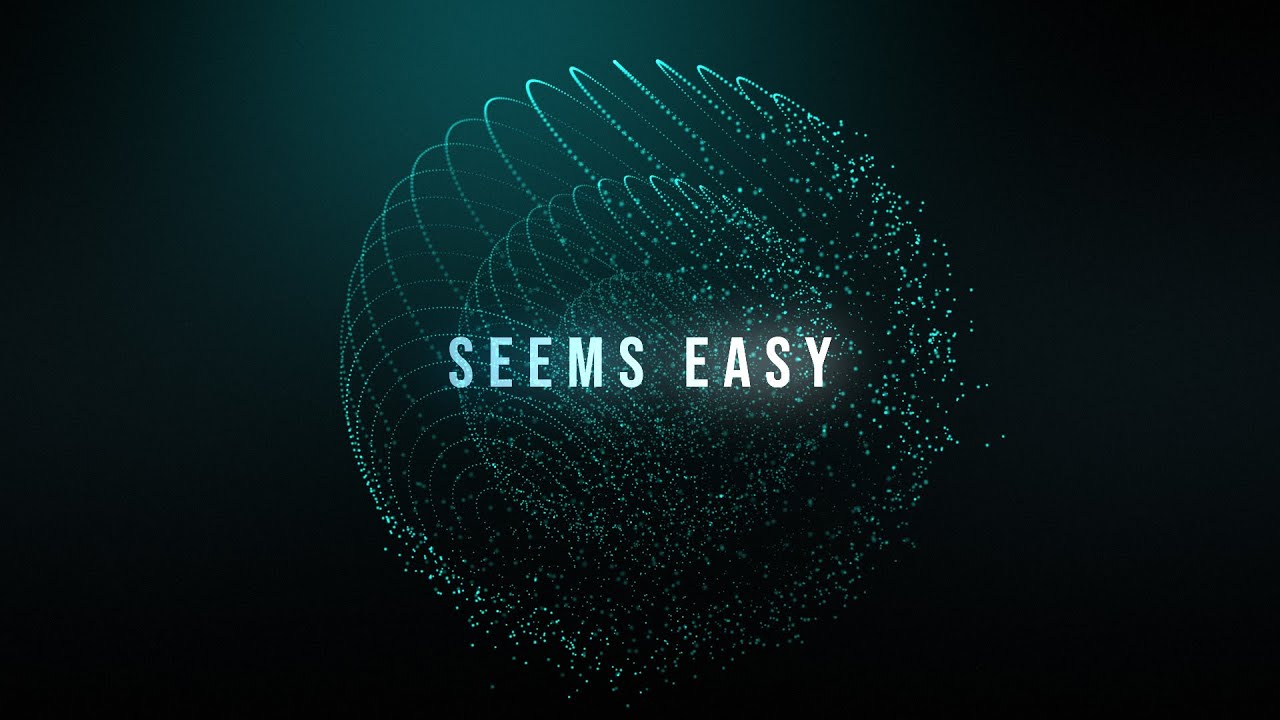 "SEEMS EASY" I cinematic trap beat I Visualizer - YouTube