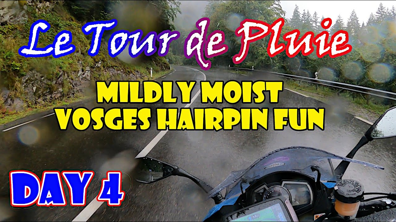 Vosges Hairpin fun with Rain or Sun | Le Tour de Pluie - YouTube