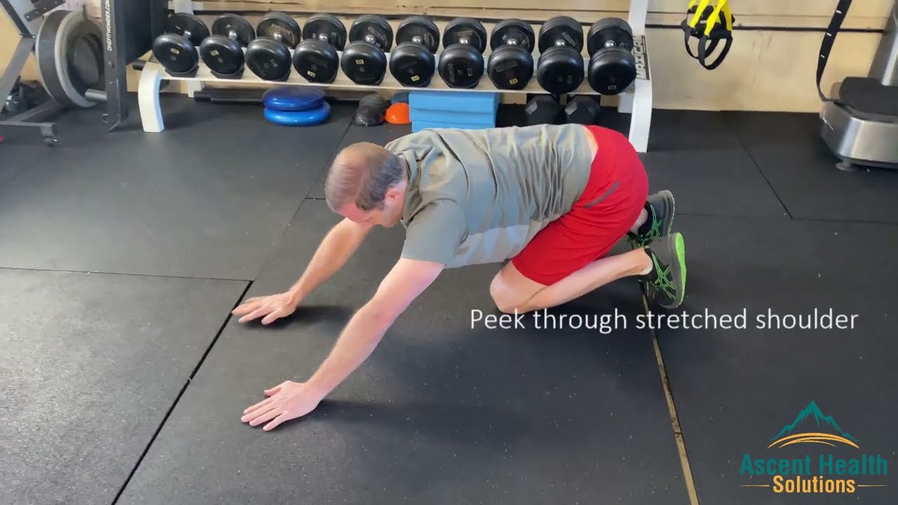 Child Pose Side Reach Rotations - YouTube