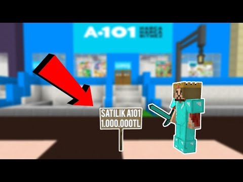 ZENGİN A101'İ SATIN ALIYOR! 😱 - Minecraft