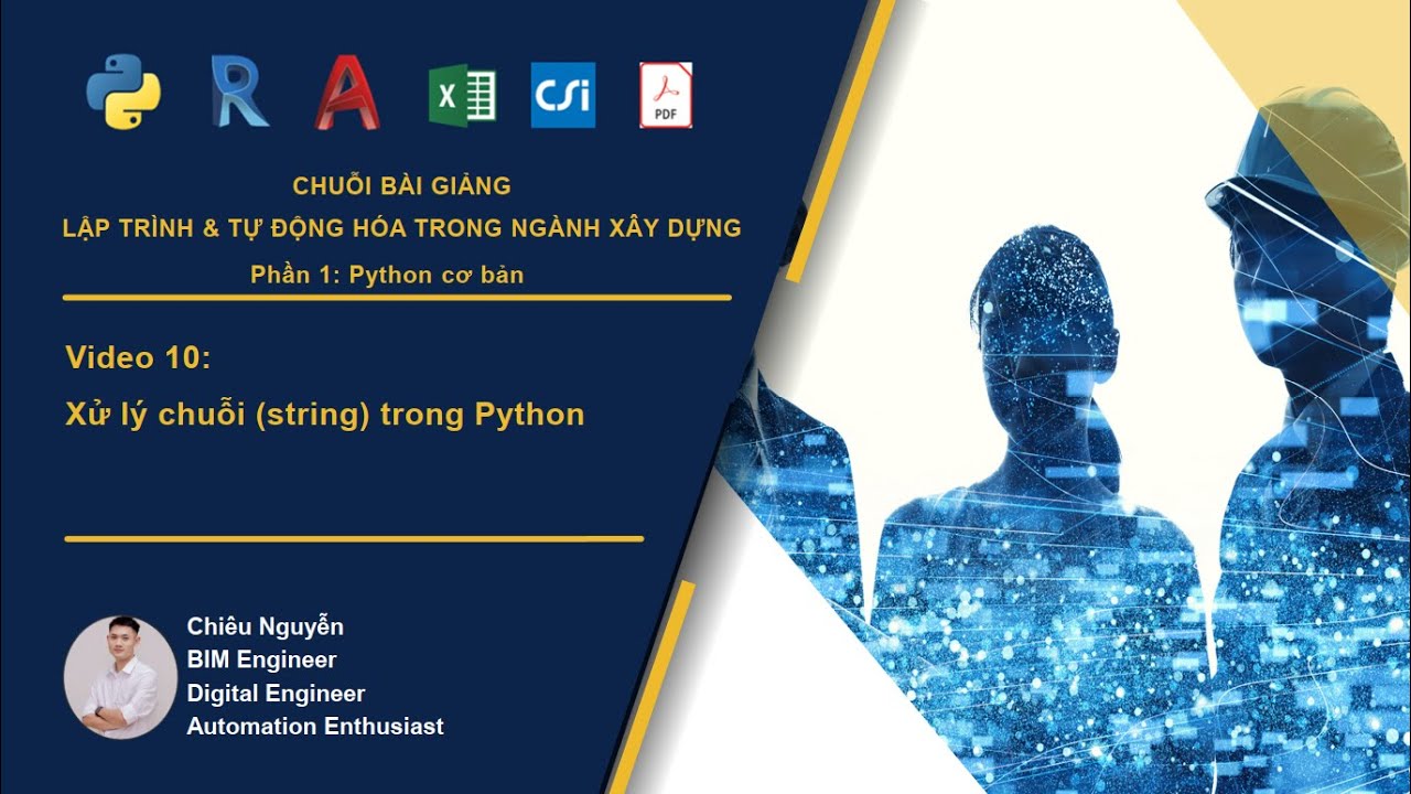 Video 10: Xử lý chuỗi (string) trong Python - YouTube