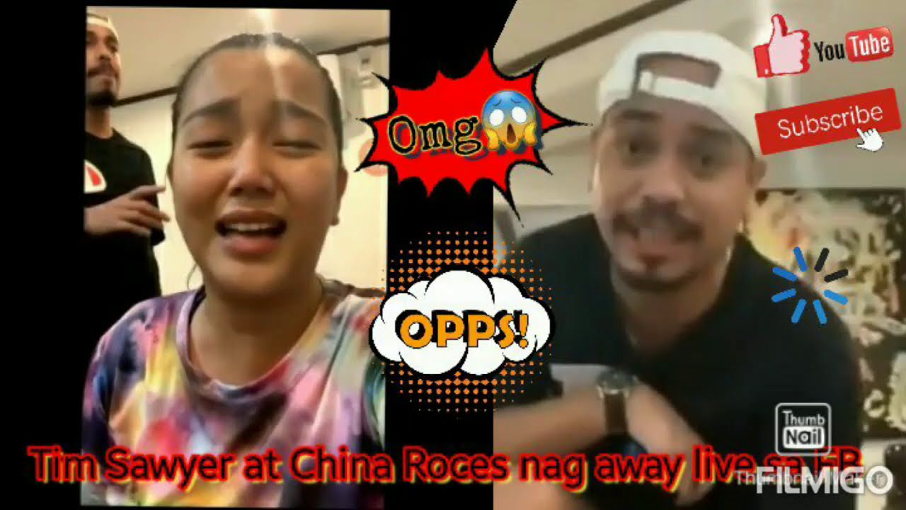 Tim Saywer at China Roces nag-away live sa FB || Maghihiwalay na nga ba ...