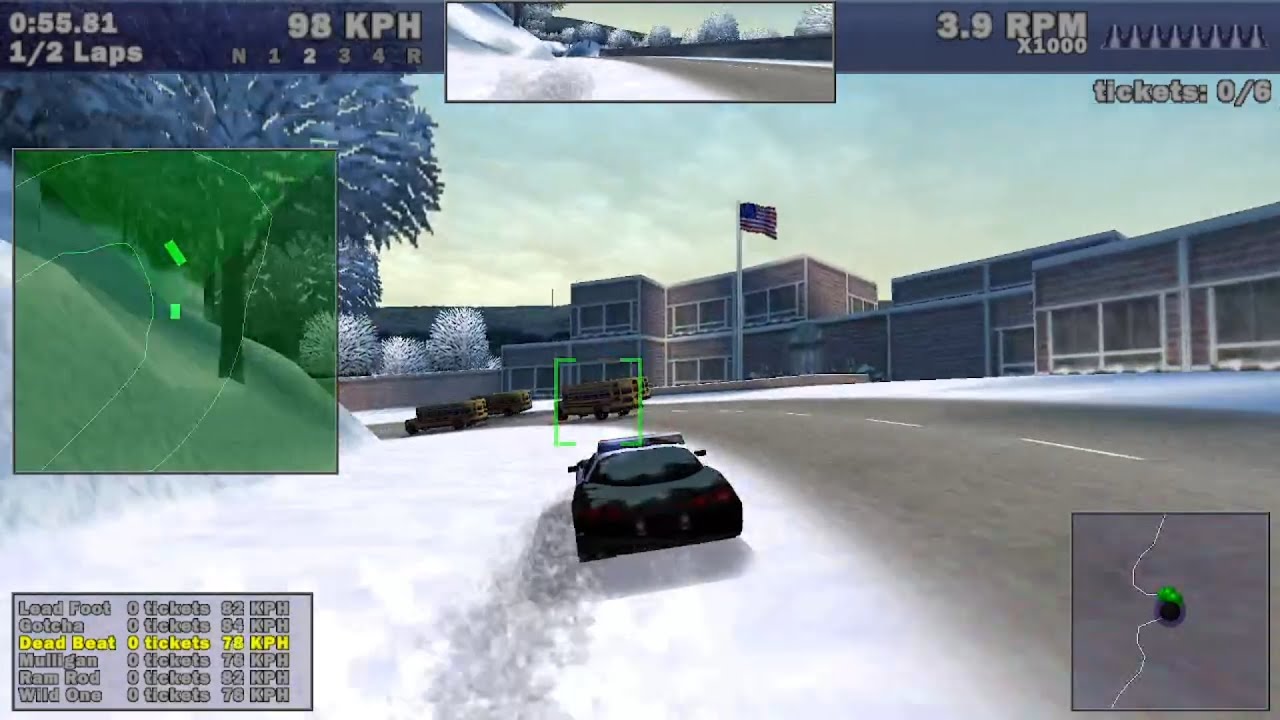 NFS III: Hot Pursuit | Arresting School Buses | Country Woods - YouTube