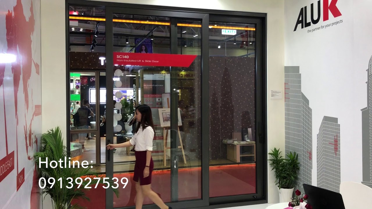 Hệ cửa nhấc trượt AluK SC140 Lift & Slide - YouTube