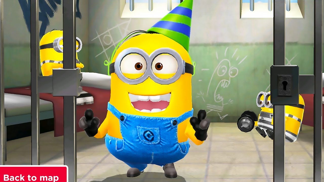 Partier Minion and lvl 424 in Prison : Slide Under Obstacles task in ...